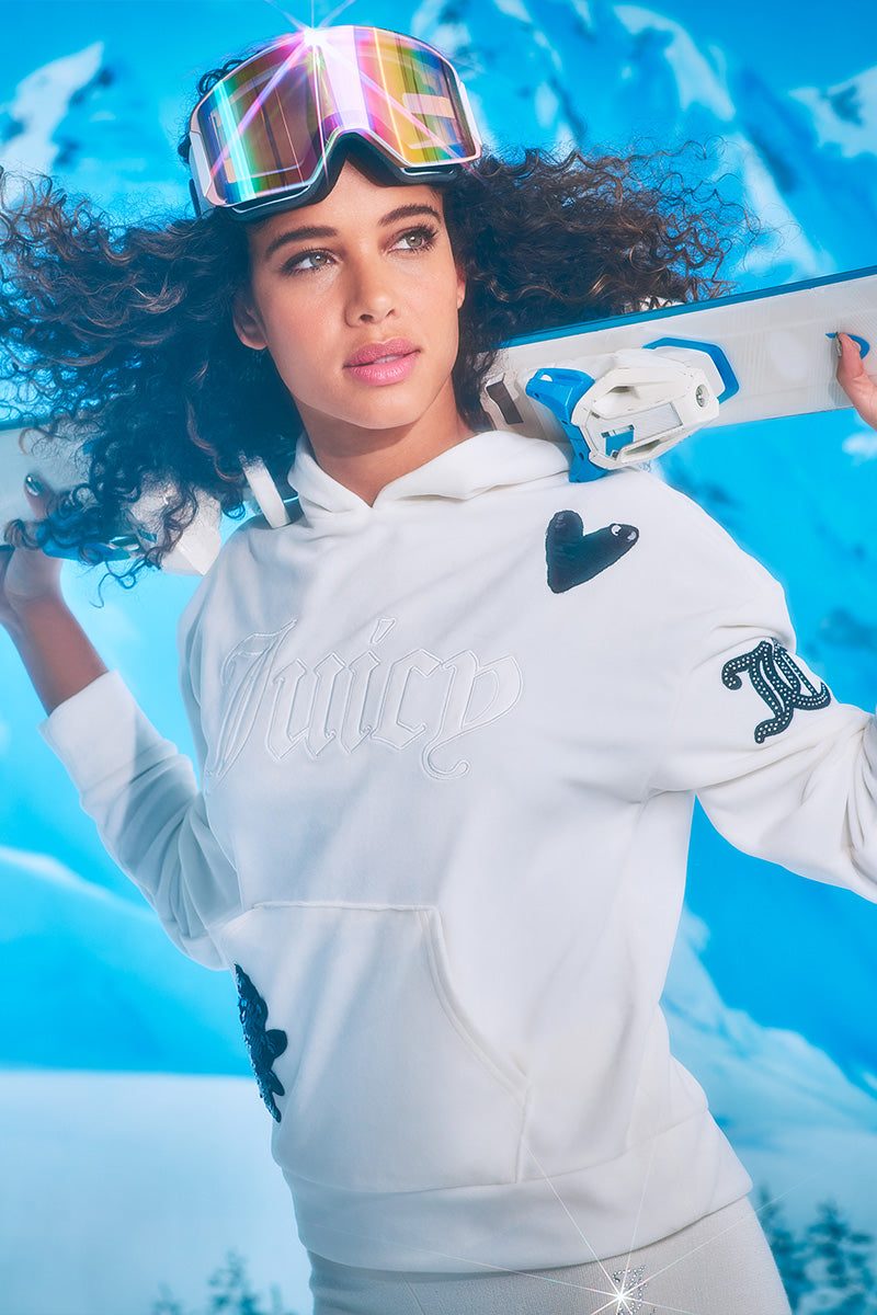 Oversized Patch Hoodie Juicy Couture