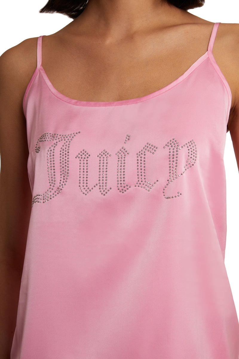 Satin Cami PJ Set in Pink - Juicy Couture