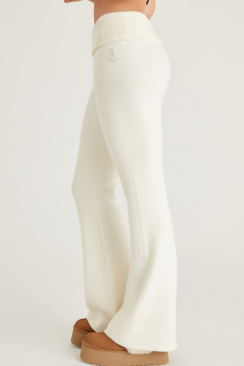 Low Rise Knit Flare Pants - Juicy Couture