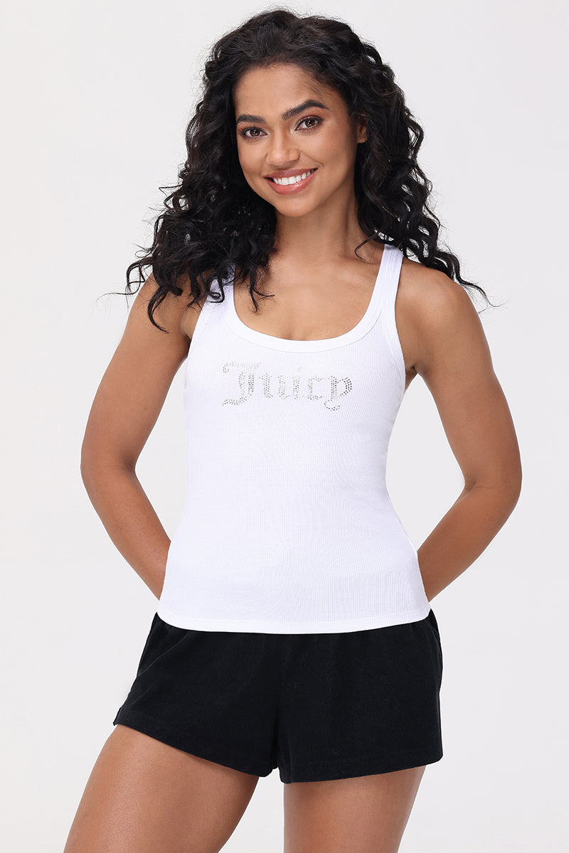 Small Bling Racer Back Tank Top - Juicy Couture