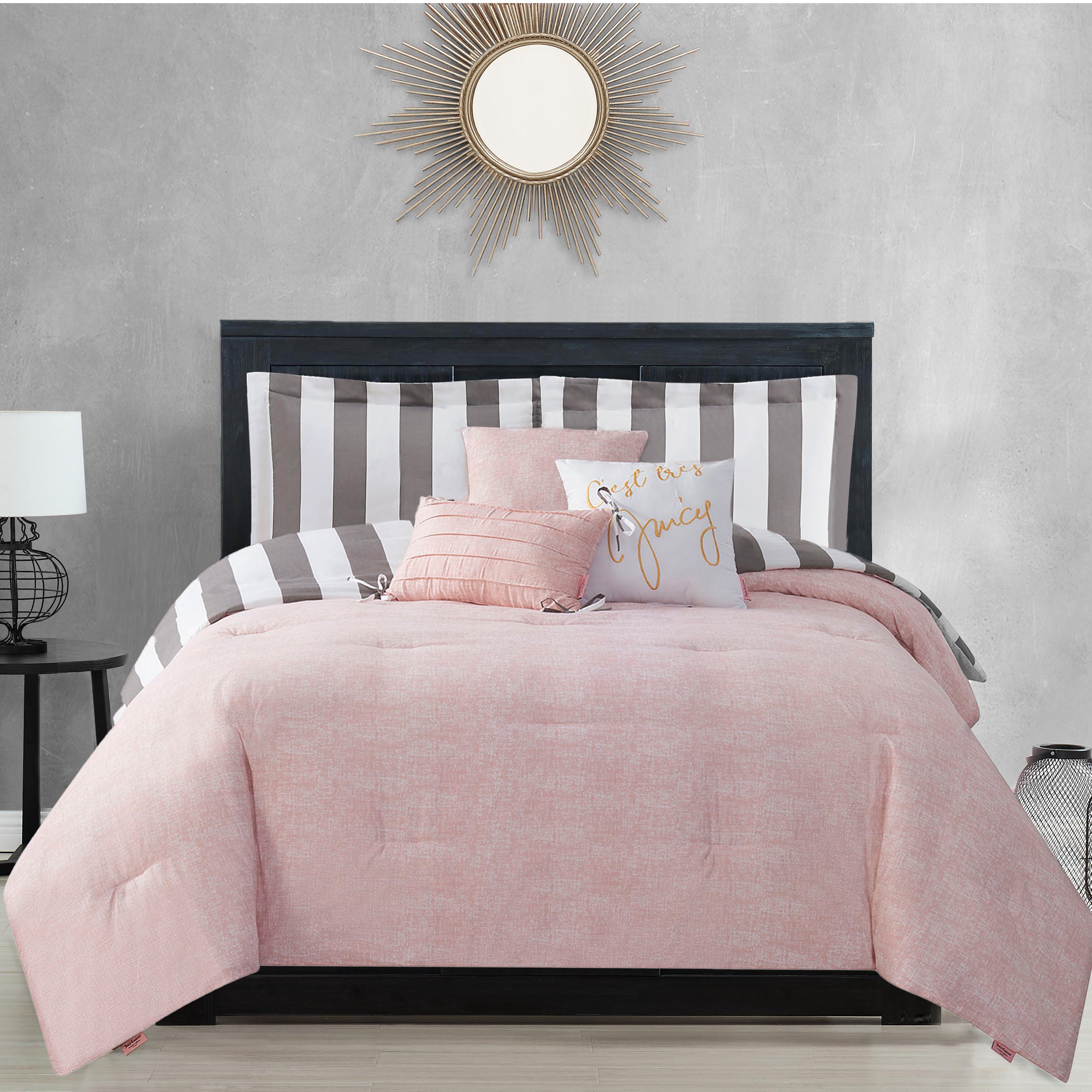 Cabana Striped Reversible Comforter Set - Juicy Couture